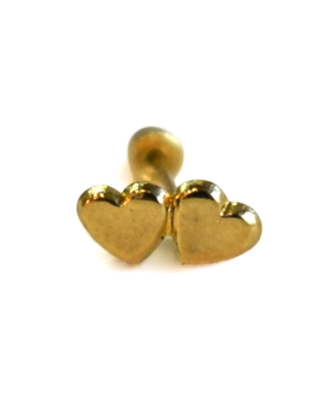 Piercing Dos Corazones - Oro 10K (1 pz) – Azul de Mar